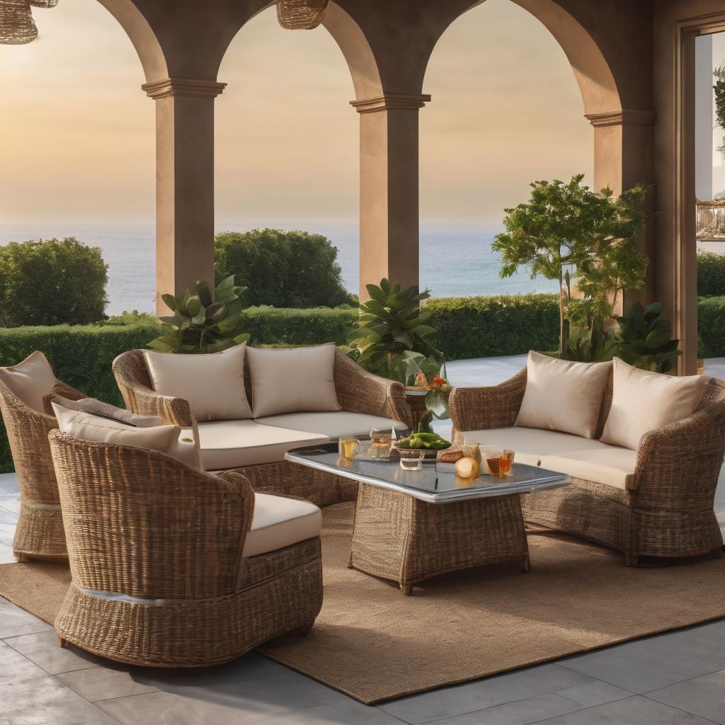 Capri Swing Nobel Tekli Rattan Bahçe Balkon Salıncağı